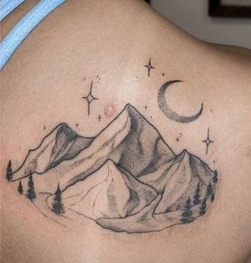 68 Awesome Night Sky Tattoos You Haven't Seen Before - Tattoo Twist