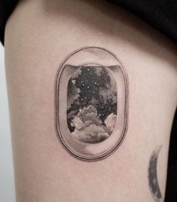 68 Awesome Night Sky Tattoos You Haven't Seen Before - Tattoo Twist