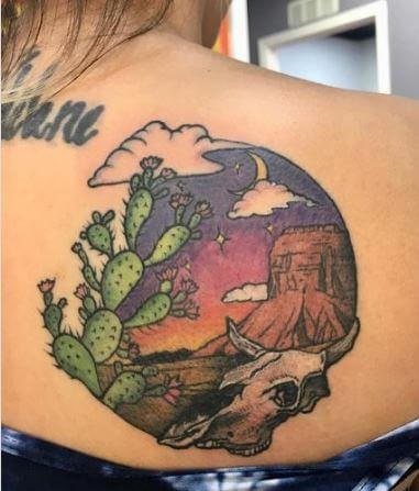 68 Awesome Night Sky Tattoos You Haven't Seen Before - Tattoo Twist