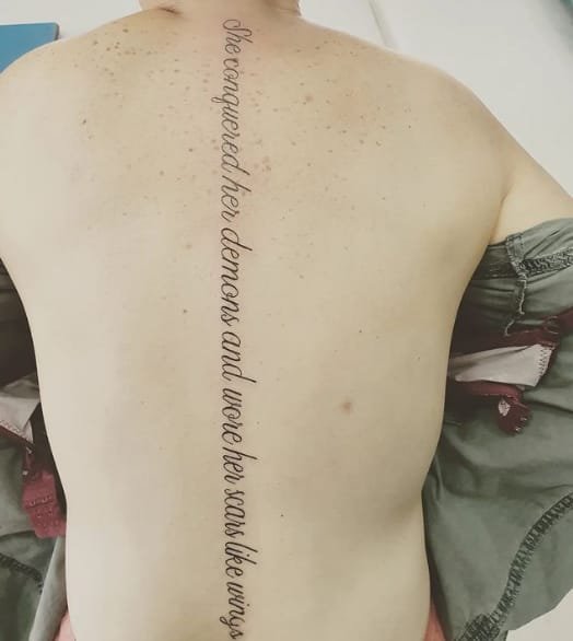 90+ Creative Spine Tattoo Design Ideas for Your Back - Tattoo Twist